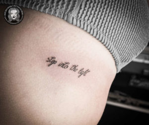 📝 Tattoos with Texts, words and Phrases