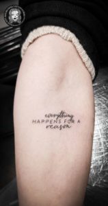 📝 Tattoos with Texts, words and Phrases