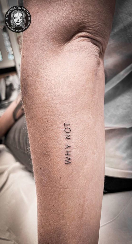 📝 Tattoos with Texts, words and Phrases