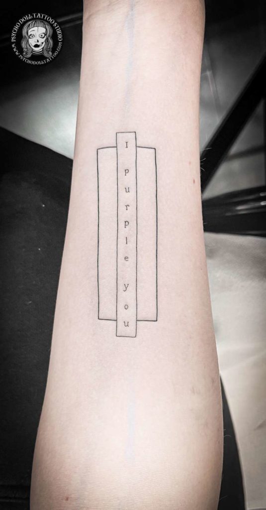 📝 Tattoos with Texts, words and Phrases