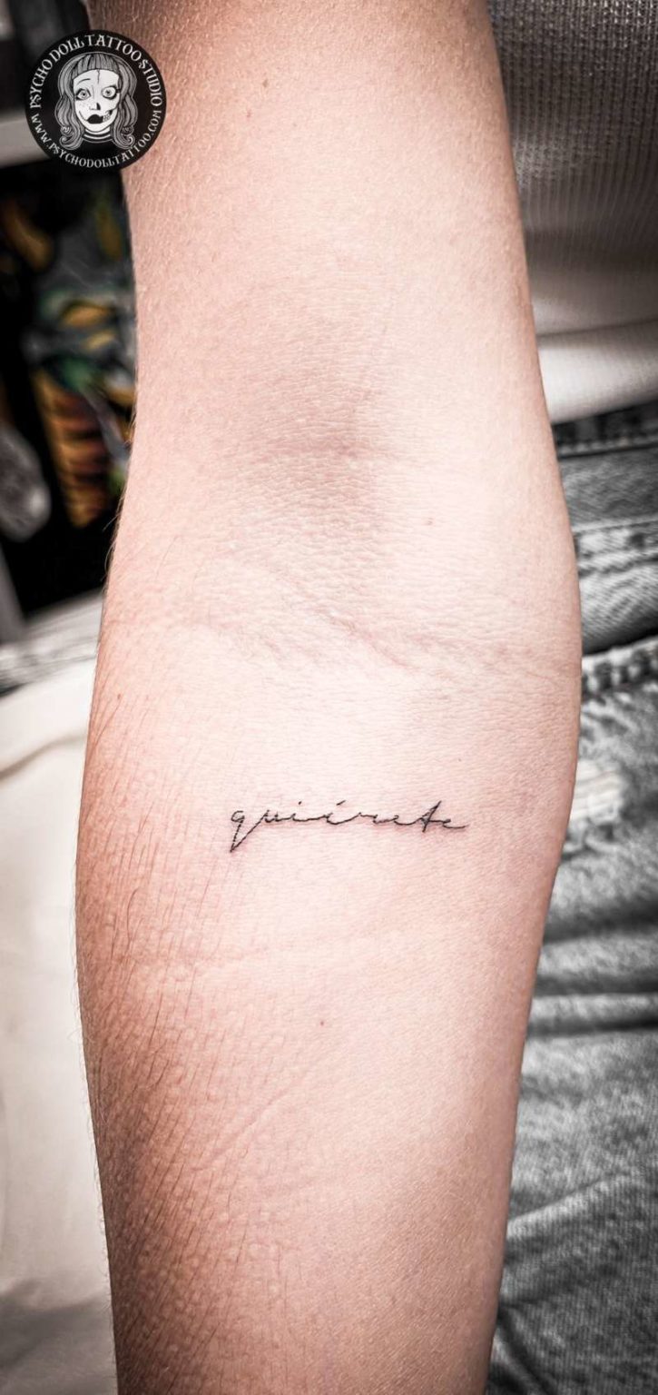 📝 Tattoos with Texts, words and Phrases